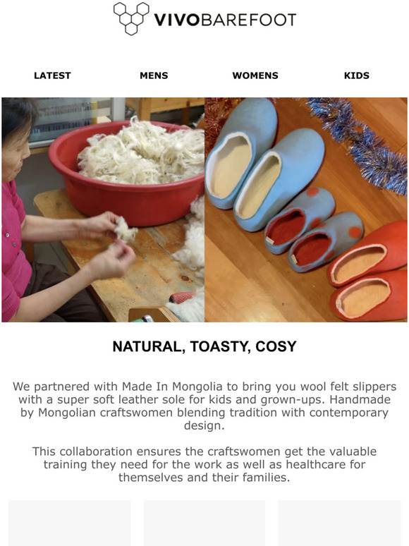 Vivobarefoot: Toasty feet that make a difference | Milled