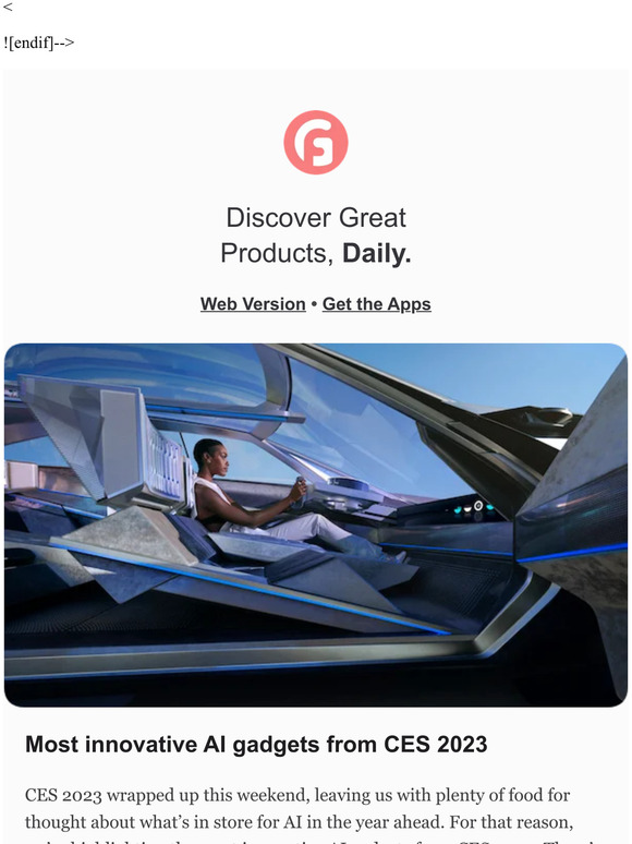 Gadget Flow: Most innovative AI gadgets from CES 2023 | Milled