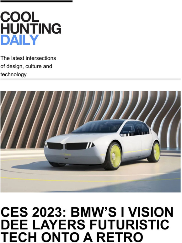 Cool Hunting: BMW blends humanized technology and heritage design for ...