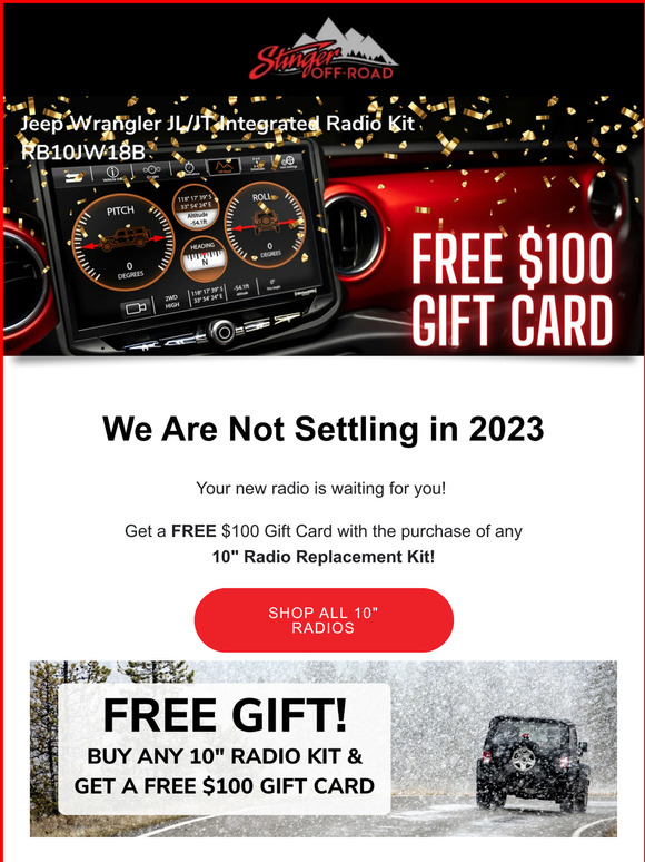 Stinger Off-Road: Your New Radio is Waiting For You... | Milled