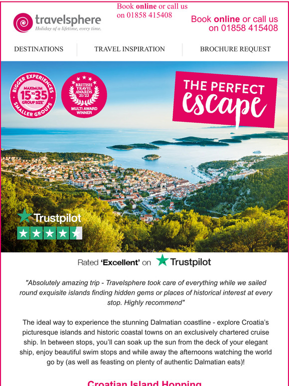 Travelsphere.co.uk: The Perfect Escape - Croatian Island Hopping | Milled
