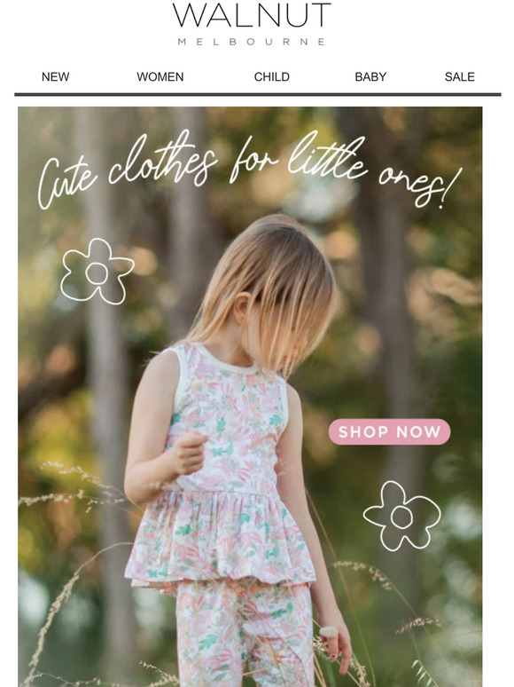 Walnut Melbourne: Super cute kid's clothes for sunny weather... | Milled