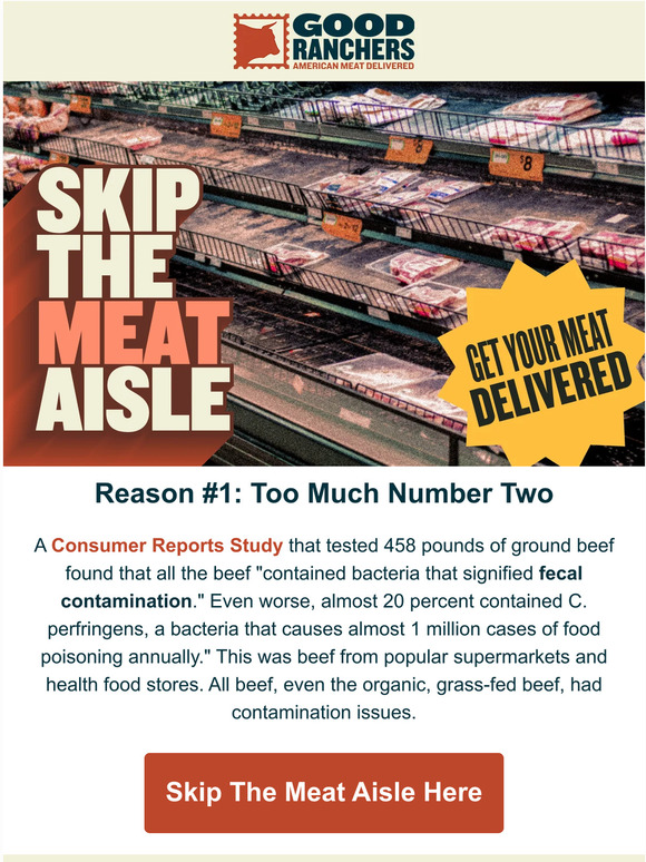 Good Ranchers: There's probably poop in your grocery store meat 🤢 | Milled