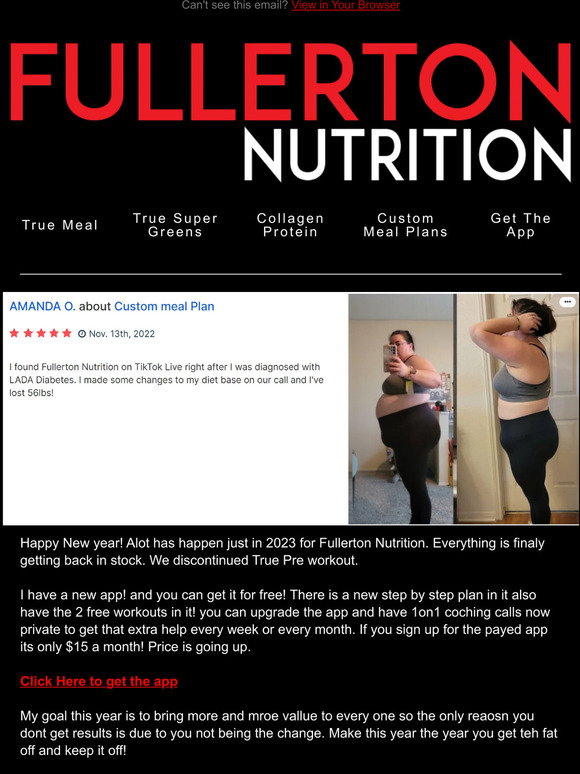 Fullerton Nutrition: Fullerton Nutrition Motivation Monday | Milled