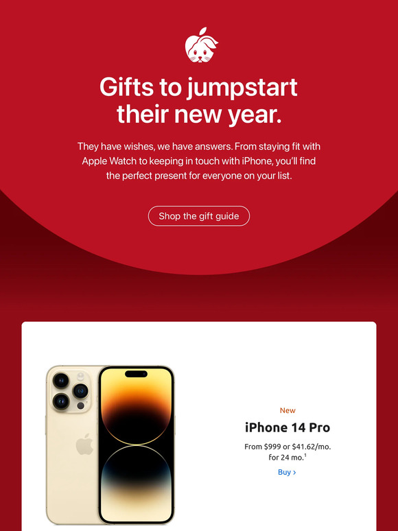 Apple: Celebrate the Year of the Rabbit with great gifts from Apple. 🐰 ...