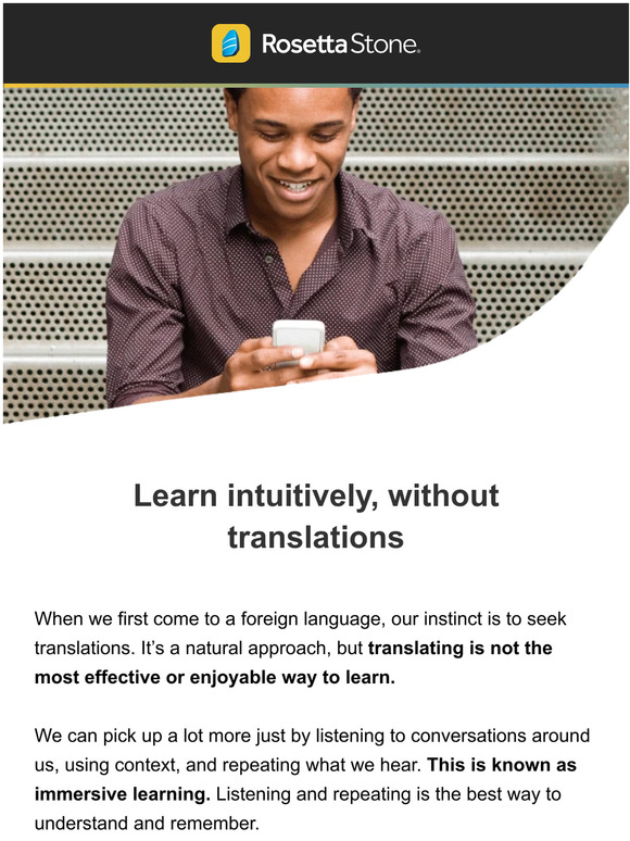 Rosetta Stone: What is Immersion and how does it work? | Milled