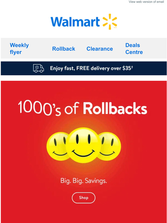 Walmart: Save big on 1000's of essentials on Rollback 😍 | Milled