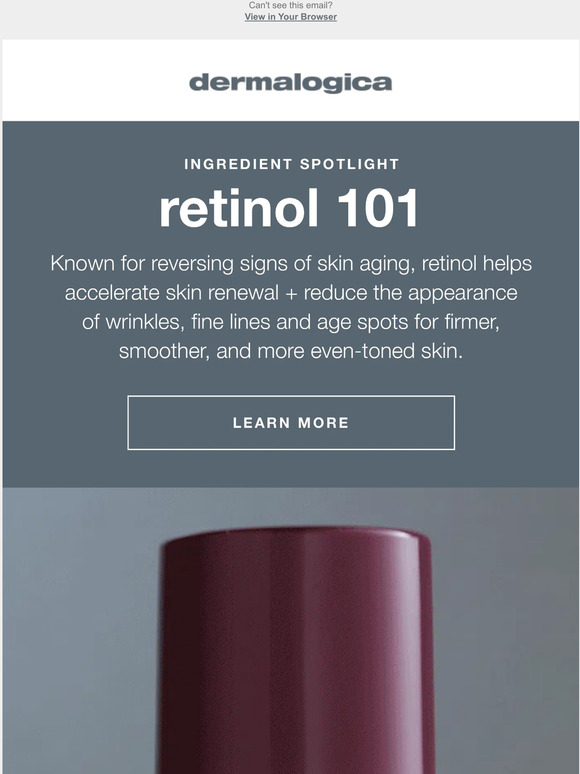 Dermalogica: Retinol 101: All About Retinol | Milled