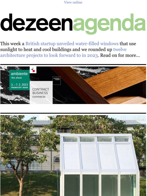 Dezeen: Water-filled windows claim to "reduce energy bills by around 25 ...
