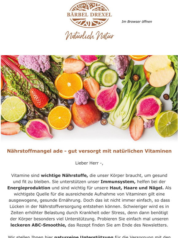 Bärbel Drexel: Unser Vitamin-ABCD 🍏🍓🥝 | Milled