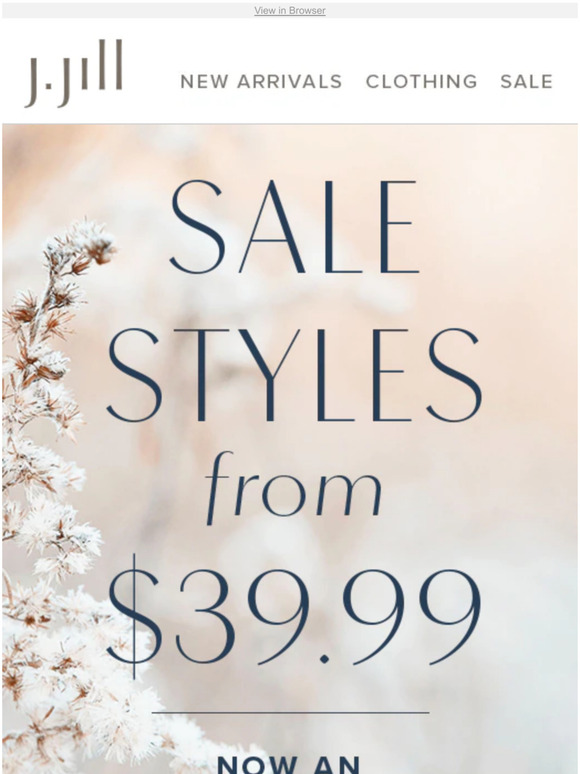 J.Jill: Online Exclusive: Sale styles from $39.99—now an extra 50% off ...