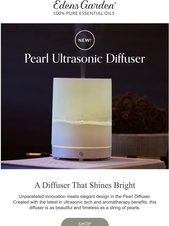 Edens Garden: Introducing: The Pearl Ultrasonic Diffuser | Milled