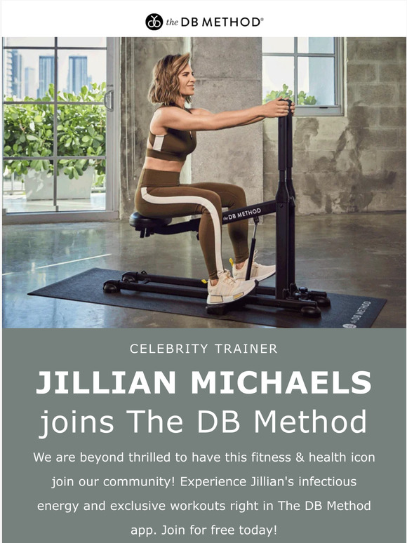 The DB Method: Jillian Michaels x The DB Method | Milled