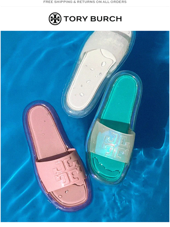 Tory Burch: Our waterproof pool slide | Milled