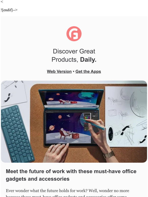 Gadget Flow: Meet the future of work with these office gadgets and ...