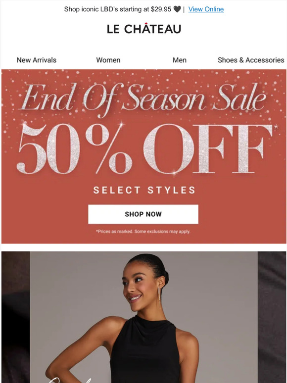 Le Château: Shop iconic LBD’s starting at $29.95 🖤 | Milled