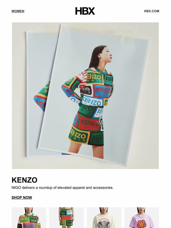 HBX: The Kenzo Spring/Summer 2023 collection has arrived at HBX. | Milled