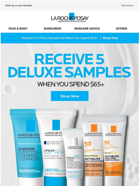 La Roche-Posay: Five Free Samples? Yes, Please! | Milled