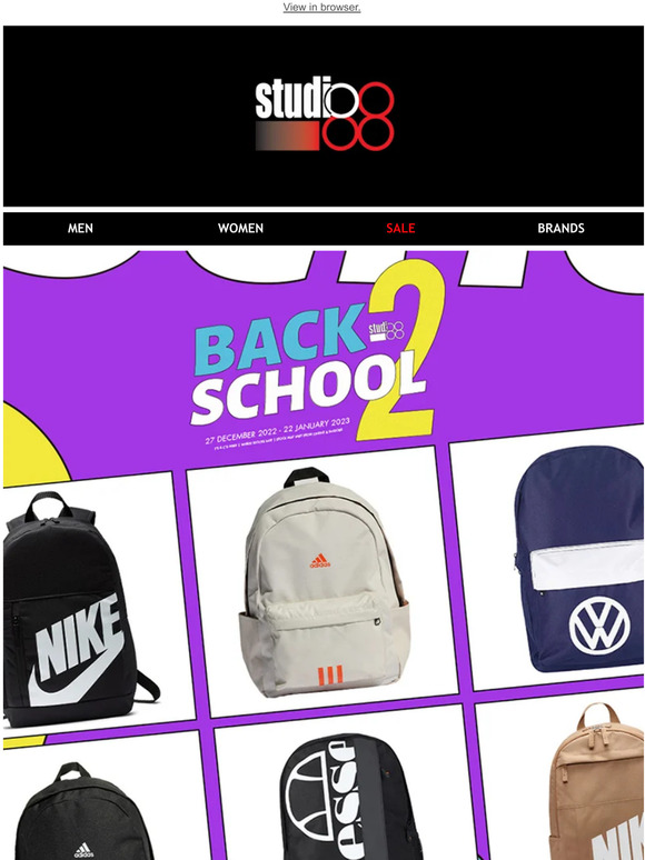 Studio 88: 🎒NEW YEAR = NEW BACKPACK🎒 | Shop our latest collection of ...