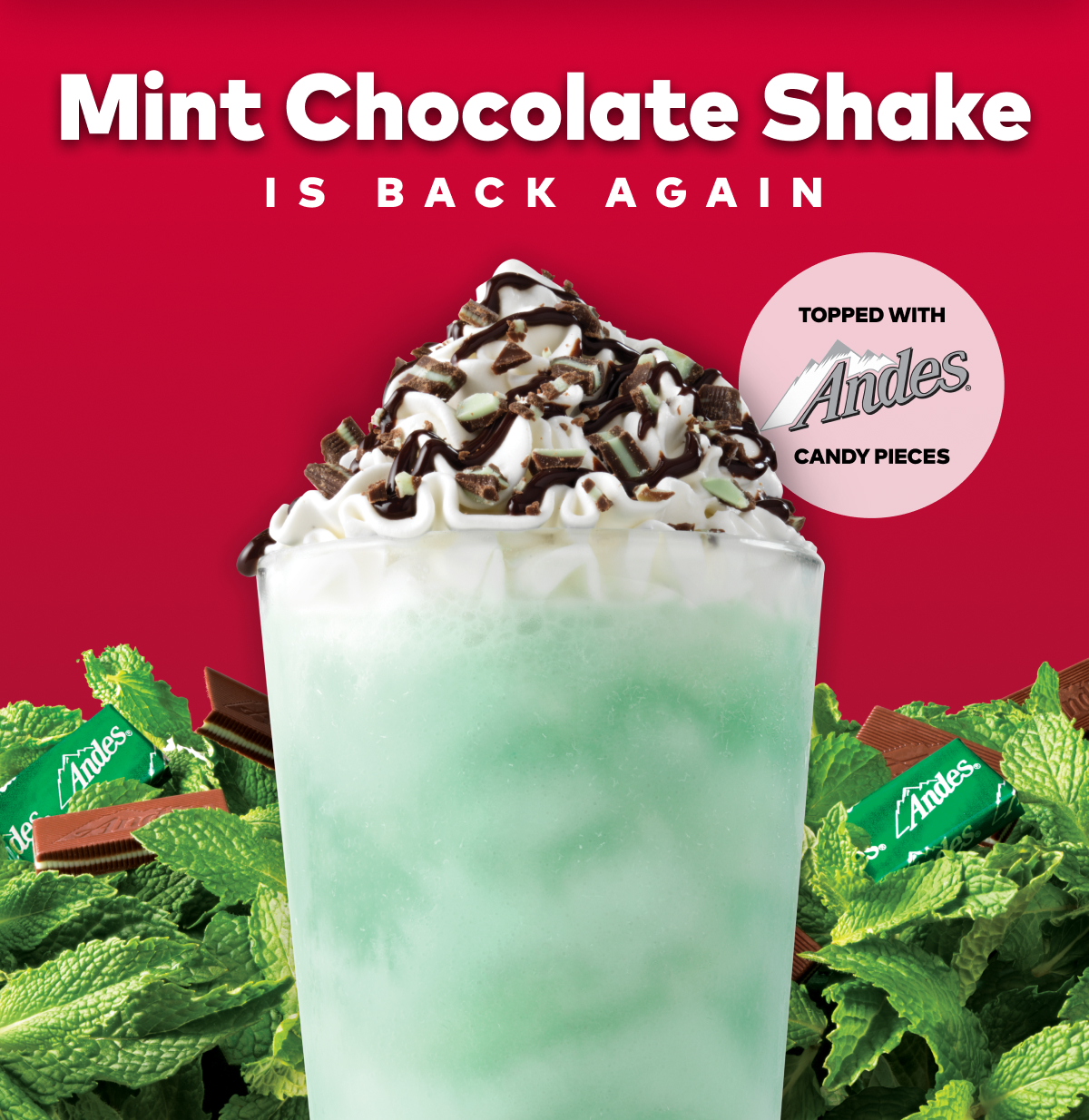 Arby's: 📣 Mint Chocolate Shake has returned! | Milled