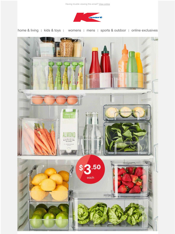Kmart: Clever storage tricks for fridge and pantry 🤗 | Milled