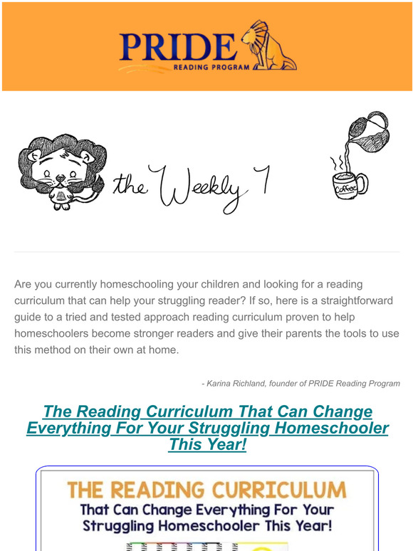 PRIDE Reading Program: The Reading Curriculum That Can Change ...