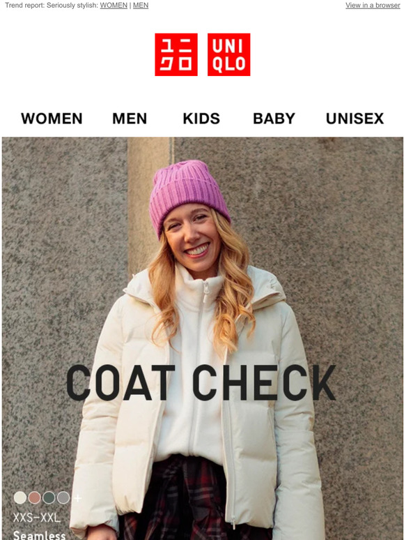 UNIQLO: Weather report: Coats needed | Milled