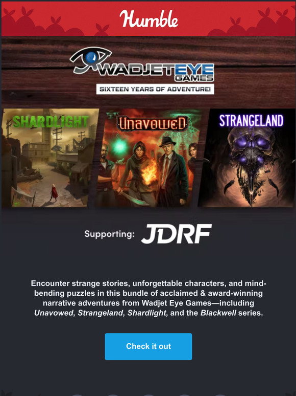 Humble Bundle: Discover great graphic adventures from the modern ...