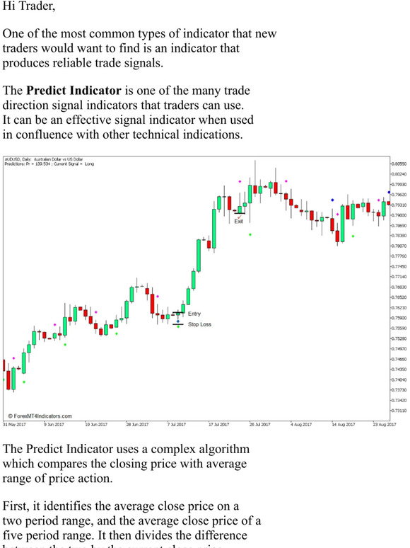 Forex MT4 Indicators: [Download] Predict Indicator for MT5 | Milled