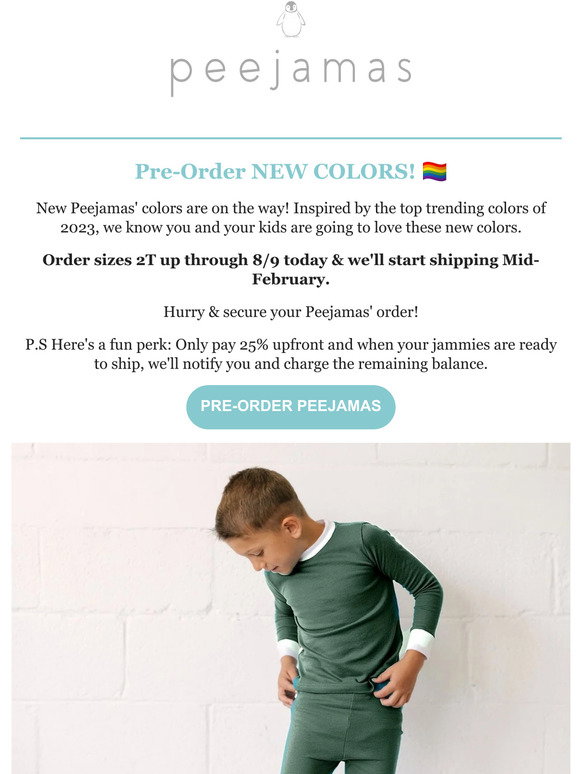 Peejamas: Pre-Order Our 2023 Colors! 🎉 | Milled
