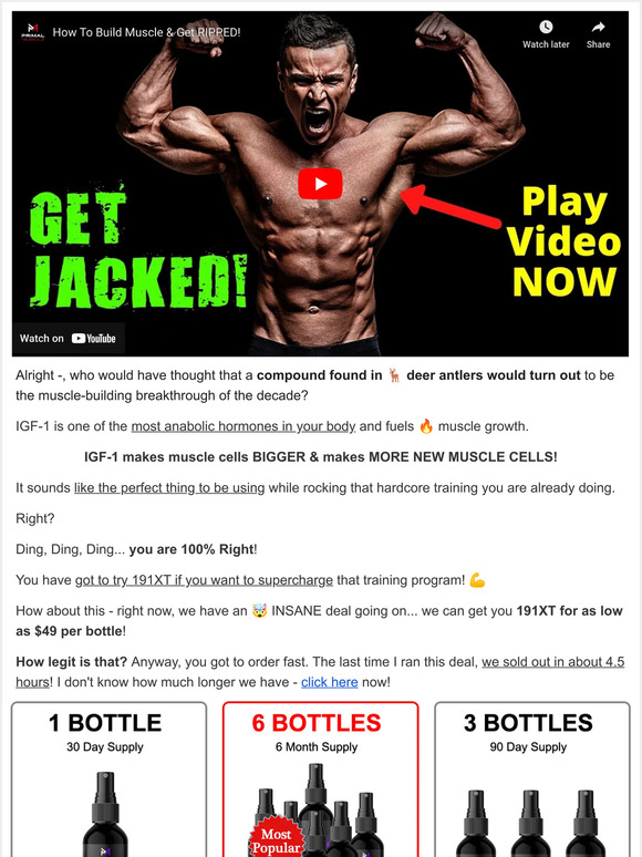 Primal Muscle: Re: BIGGER muscle cells are the key 🔑 | Milled