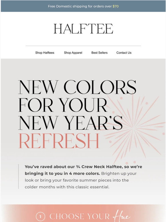 Halftee: Your Favorite Halftee, Now In 4 New Colors 🤩 | Milled