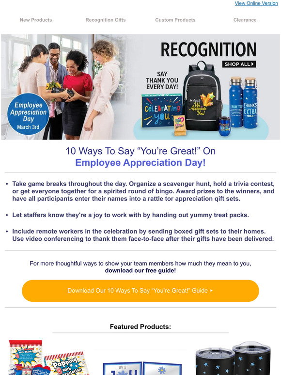 Positive Promotions: Download Our "10 Ways To Say “You’re Great!” On ...