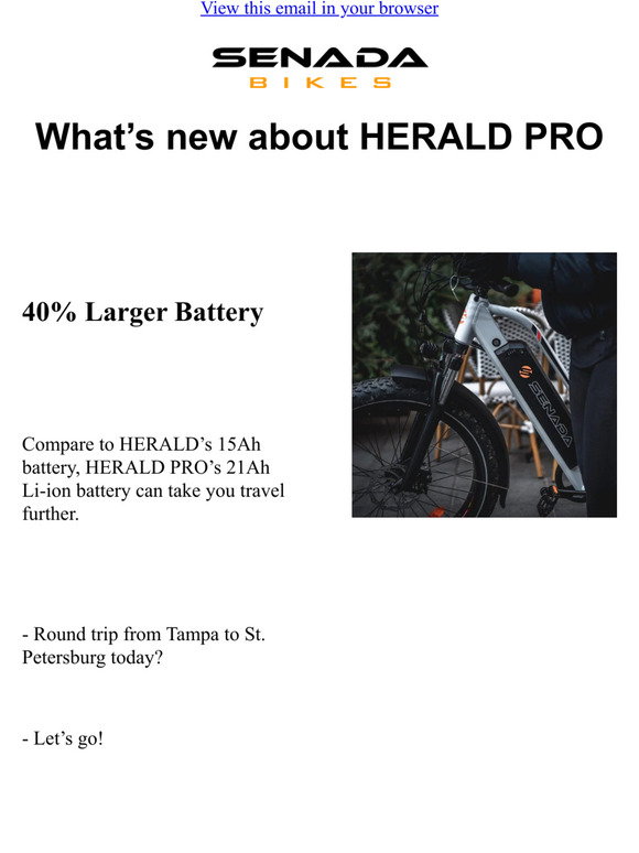 Senada Bikes: What’s new about HERALD PRO e-bike | Milled