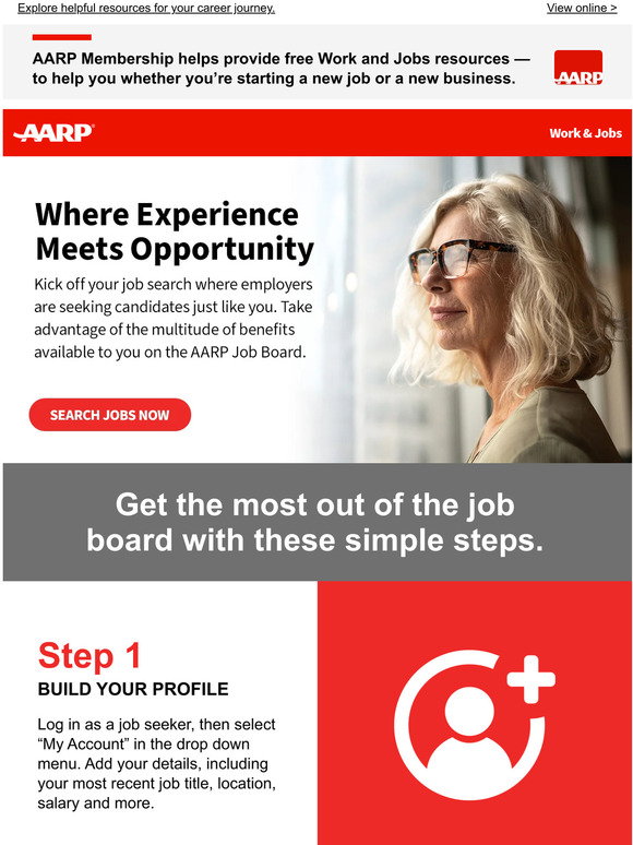 AARP: Kick off your job search with employers who value experience | Milled