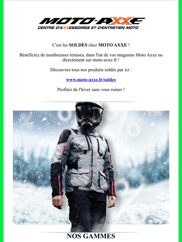 Moto-Axxe: C'est les Soldes chez Moto Axxe et sur www.moto-axxe.fr ...