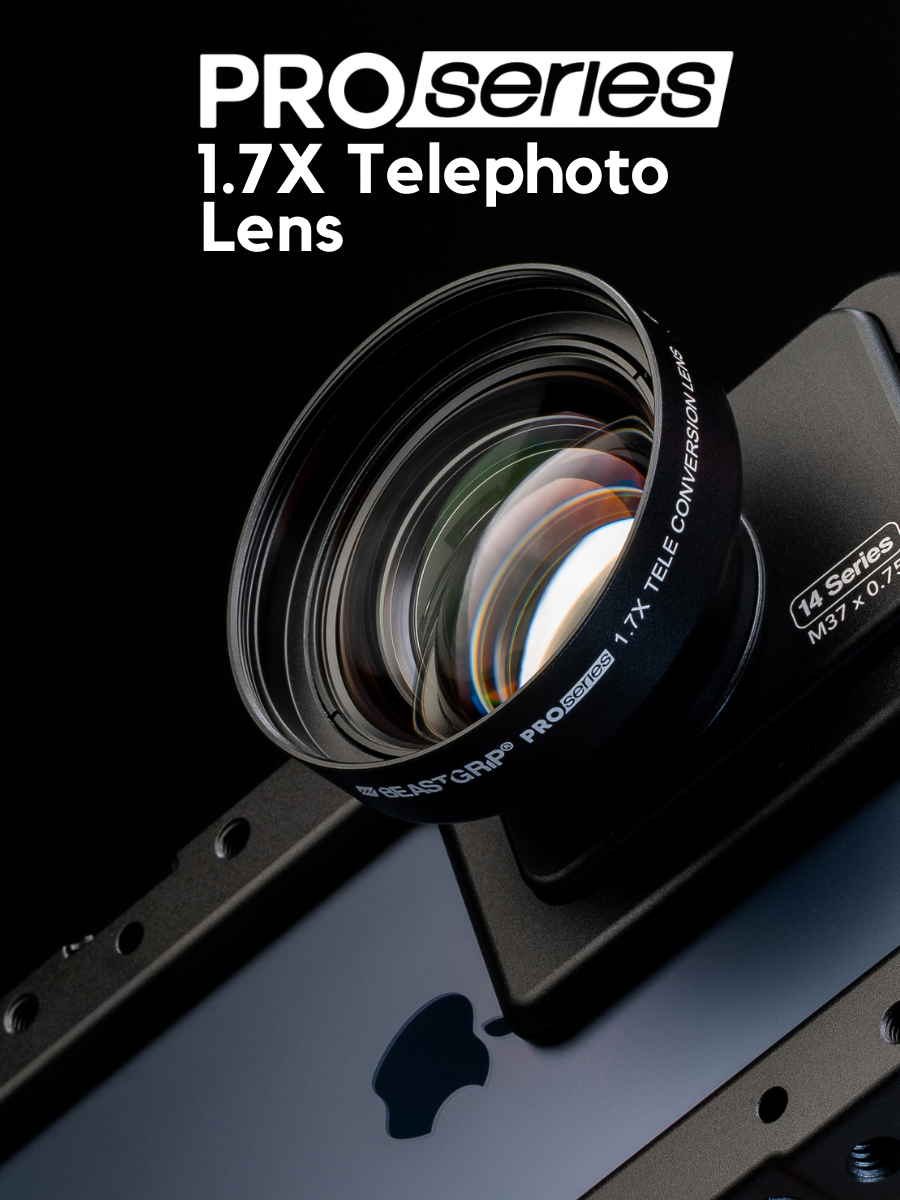 Beastgrip: The all-new Beastgrip Pro Series 1.7X Telephoto lens | Milled