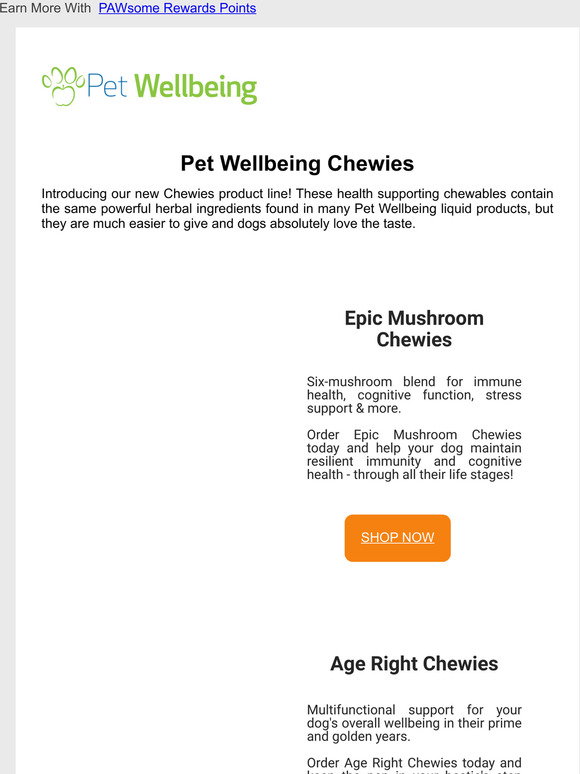 Pet Wellbeing: Introducing Pet Wellbeing Chewies, Vet-Formulated Soft ...