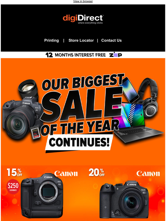 digiDirect: — Our Biggest Sale of the Year Continues with up to 20% OFF ...