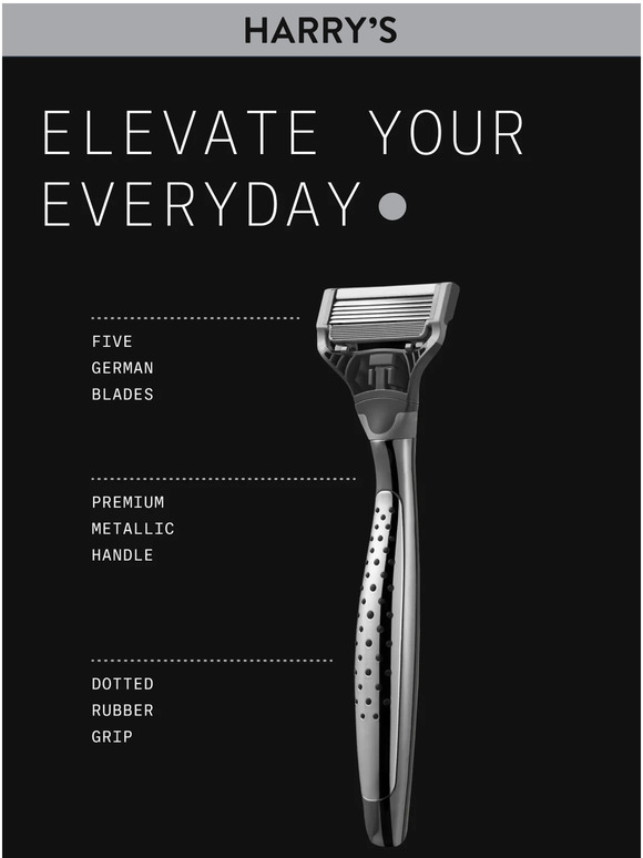 Harry's: Meet the Craft Handle: Sleek, sharp, sculptural | Milled