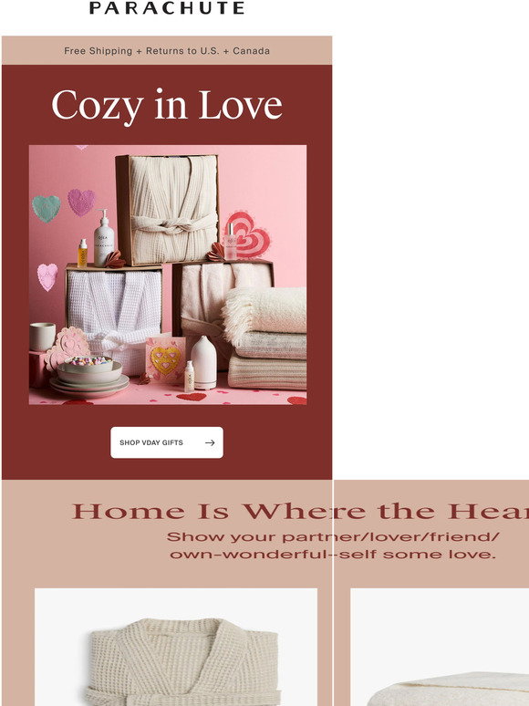 Parachute: The Snuggliest V-Day Gift Guide | Milled