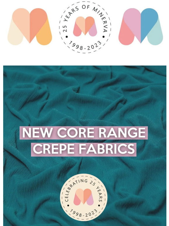Minerva: Get sewing with our new range of crepe fabrics! | Milled