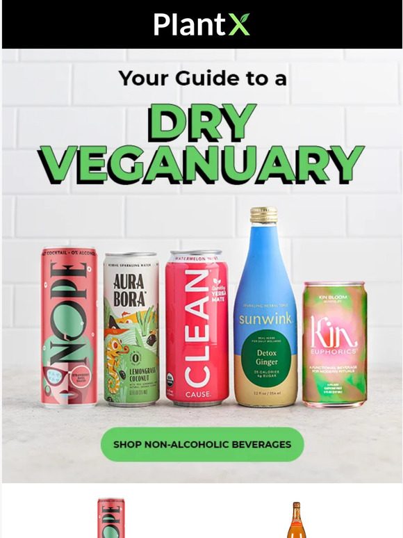 PlantX: Your Guide to a Dry Veganuary | Milled