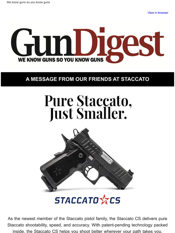 Gun Digest Store: Meet the new Staccato CS | Milled