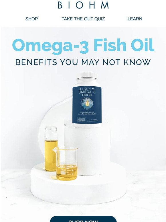 BIOHM: Why should you take an Omega-3 supplement? | Milled