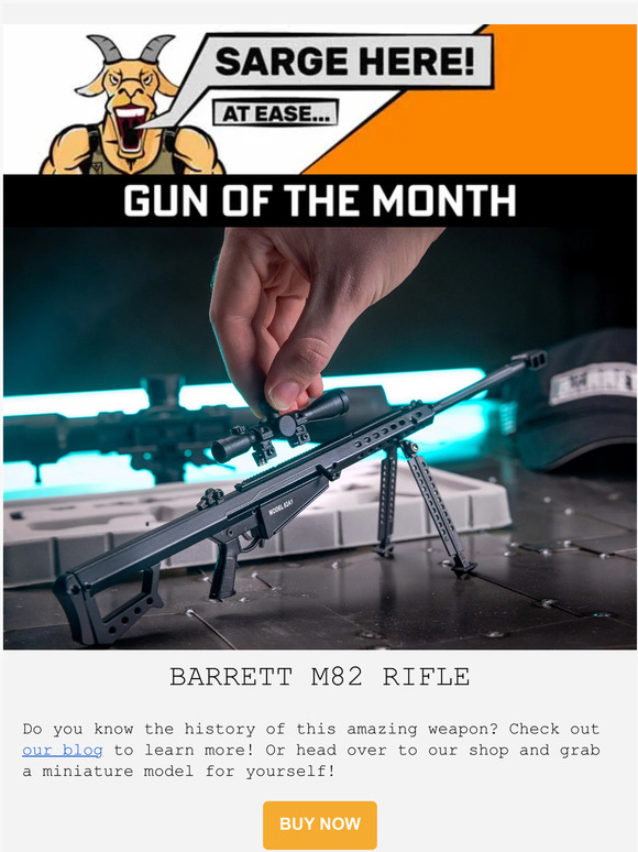 GoatGuns: Monthly Gun Spotlight: The Barrett M82 Rifle | Milled
