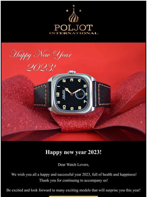 Poljot: Happy New Year 2023! | Milled
