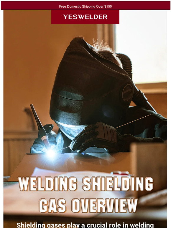 YesWelder: Welding Shielding Gas Overview | Milled