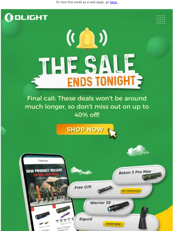 Olight: Last Call! Sale Ends Tonight! | Milled