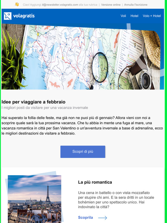 Volagratis: Dove andare in vacanza a febbraio | Milled